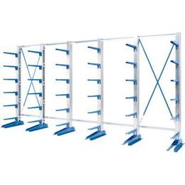 Sch&auml;fer Shop Kragarmregal KRM, einseitig, 2000x5000x500