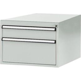 Manuflex Schubladen-Unterbauten, f&uuml;r Werkbank Profi Tiefe 700 mm, lichtgrau