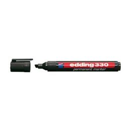 Edding Permanent Marker 330, mit Keilspitze, 1-5 mm, 1 St&uuml;ck, schwarz