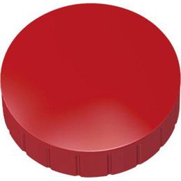 Maul Solidmagnete, &oslash; 32 x 8,5 mm, 10 St&uuml;ck, rot