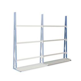 Manorga Profil-Lagerregal, einseitig, Anbaufeld, H 2500 x L 1500 x T 340 mm