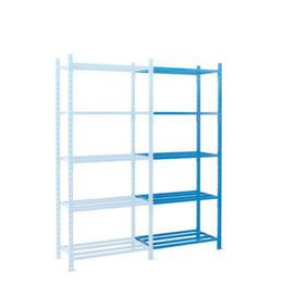Manorga Steckregal-Anbaufeld, m. 5 Rohrgitterb&ouml;den, B 1260 x T 600 x H 2500 mm