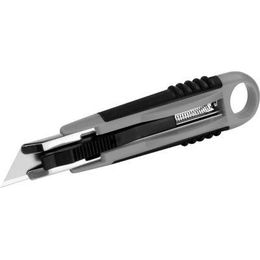 Westcott Cutter Professional, ergonomischer Griff, leichtes Kunststoffgeh&auml;use, automatische Klingenr&uuml;ckf&uuml;hrung, grau/schwarz