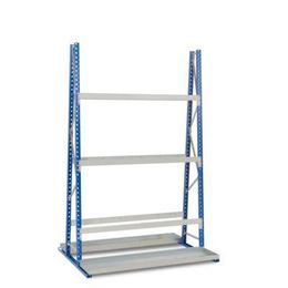 Manorga Profil-Lagerregal, doppelseitig, Grundfeld, H 2500 x L 1800 x T 600 mm