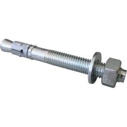 SCHULTE LAGERTECHNIK Bodenanker f&uuml;r Palettenregal-Rahmen, 115 mm lang, Edelstahl