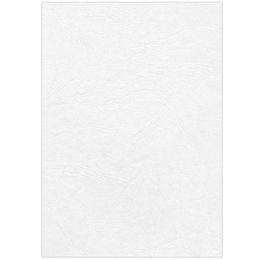 Fellowes Deckblatt Leder, DIN A4, f&uuml;r Bindemaschine, weiss, 250g, 25 St&uuml;ck
