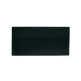 Etikettentasche Label PLUS, selbstklebend, 80x160, schwarz