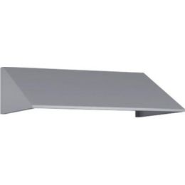Schr&auml;gdachaufsatz f&uuml;r C+P Schlie&szlig;fachschrank Resisto, Neigung von 26&deg;, B 772 x T 540 x H 230 mm, Stahl, wei&szlig;aluminium RAL 9006