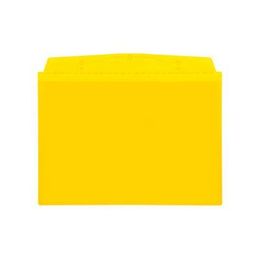 Orgatex Sichttaschen, A6 quer, gelb, 50 St.
