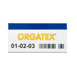 ORGATEX Magnet-Einsteckschilder Color, 35 x 100 mm, blau, 100 St.