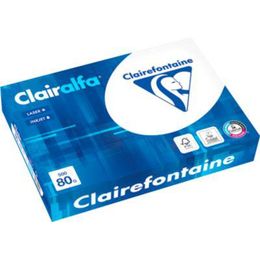 Kopierpapier Clairefontaine Clairalfa, DIN A4, 80 g/m&sup2;, hochwei&szlig;, 500 Blatt