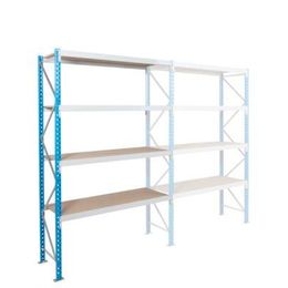 Manorga Anbaufeld, Weitspannregal Epsivol, 4 Ebenen, B 2250 x T 1200 x H 2500 mm