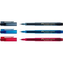 Faber-Castell Broadpen Document, 0,8 mm, schwarz, 10 St.