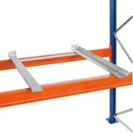 SCHULTE LAGERTECHNIK Containerauflagen-Set f&uuml;r Palettenregale, B 800 x T 1100 mm, f&uuml;r Holmtiefe 50 mm, verzinkt