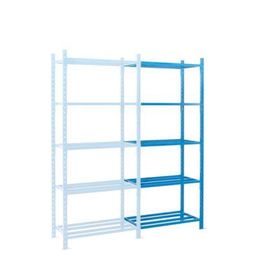 Manorga Steckregal-Anbaufeld, m. 5 Rohrgitterb&ouml;den, B 1260 x T 800 x H 2500 mm