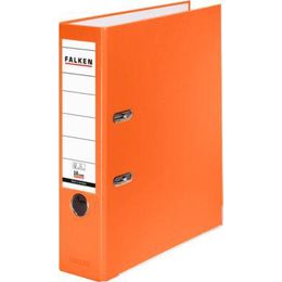 Falken PP-Color Ordner, DIN A4, R&uuml;ckenbreite 80 mm, 1 St&uuml;ck, orange