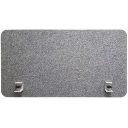 Schreibtischaufsatz Akustik to go 3000 silent.desk, Flyby, B 1800 x H 650 mm, Absorberklasse C