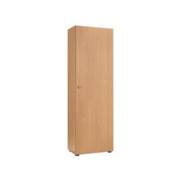 Garderobenschrank, 1-t&uuml;rig, B 60cm, 5OH, buche