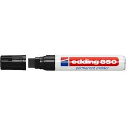 Edding 850 Permanent Marker, Keilspitze 5-16 mm, schwarz, 1 St&uuml;ck