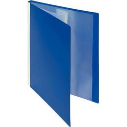 Foldersys PP-Sichtbch, f&uuml;r DIN A4, 10 Sichth&uuml;llen, blau