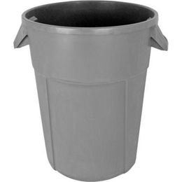 Rundbeh&auml;lter, lebensmittelecht, 85 l, grau
