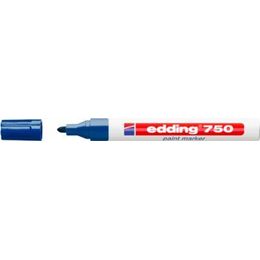 Edding Lackmarker 750, 2-4 mm, blau, 1 St&uuml;ck