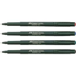 Faber-Castell Finepen Document, 0,4 mm, schwarz, 10 St.
