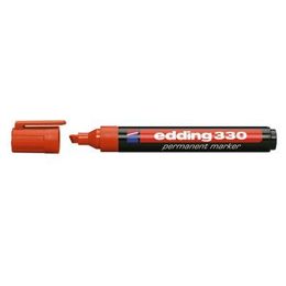 Edding Permanent Marker 330, mit Keilspitze, 1-5 mm, 1 St&uuml;ck, rot