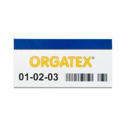 ORGATEX Magnet-Einsteckschilder Color, 48 x 100 mm, blau, 100 St.