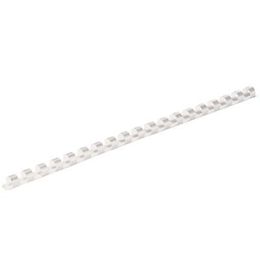 Fellowes Plastik-Binder&uuml;cken, Format 6 mm, 100 St&uuml;ck, f. Plastikbindemaschinen, weiss, 100 St&uuml;k