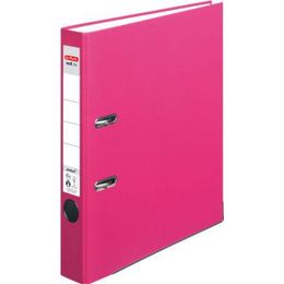 Herlitz Ordner maX.file protect, DIN A4, R&uuml;ckenbreite 50 mm, pink