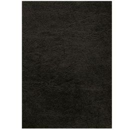 Fellowes Deckblatt Leder, DIN A4, f&uuml;r Bindemaschine, schwarz, 250g, 25 St&uuml;ck