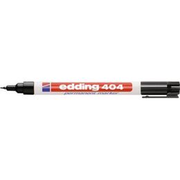 Marker Edding 404, mit feiner Spitze, schwarz, 1 St&uuml;ck