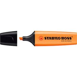 Textmarker Stabilo&reg; BOSS Original, Keilspitze, lichtbest&auml;ndig, schnell trocknend, orange, 10 St&uuml;ck