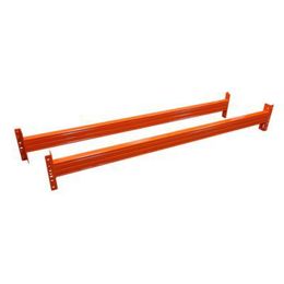SCHULTE LAGERTECHNIK Holmpaar EGN-DUO, St&auml;rke 1,5 mm, T 50 x H 120 mm, Feldweite 2700 mm, Traglast 3072 kg/Holmpaar, orange