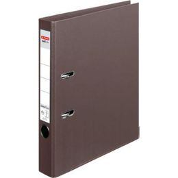 Herlitz Ordner maX.file protect plus, DIN A4, R&uuml;ckenbreite 50 mm, braun