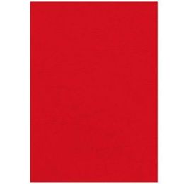 Fellowes Deckblatt Leder, DIN A4, f&uuml;r Bindemaschine, rot, 250g, 25 St&uuml;ck