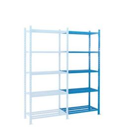 Manorga Steckregal-Anbaufeld, m. 5 Drahtgitterb&ouml;den, B 1260 x T 500 x H 2500 mm