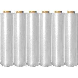 Stretchfolie, 430 mm x 300 m, 9 my, 6 Rollen
