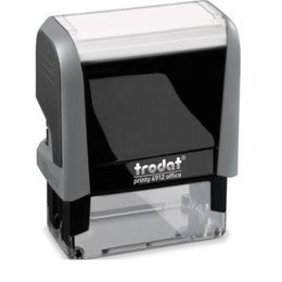 Stempel trodat® Eco-Printy Office mit Text GEBUCHT