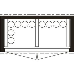 Gasflaschen-Magazin SAFE LIF GM 224, ohne Bodenrahmen