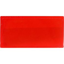 Etikettentasche Label TOP, magnetisch, 80 x 160, rot