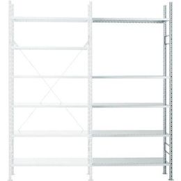 Sch&auml;fer Shop Anbaufeldregal R 3000, 5 B&ouml;den, verzinkt, T 600 mm