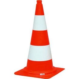 Leitkegel PVC reflektierend 750 mm, 4,38 kg, extra standfest, reflektierend f&uuml;r Nacht, Parkplatz/Baustelle