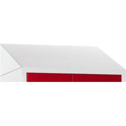 Sch&auml;fer Shop Schr&auml;gdach f&uuml;r Kleiderspind, B 930 mm, lichtgrau