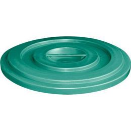 Deckel aus HDPE, 50 Liter, gr&uuml;n