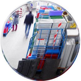 Sch&auml;fer Shop Runder &Uuml;berwachungsspiegel, 2,5 kg, &oslash; 500 mm