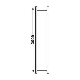 Sch&auml;fer Shop Regalsystem R 3000, Rahmen, H 2967 x T 600 mm