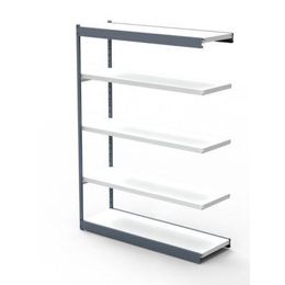 Stahlregal PROGRESS 2000, Regalfeld, ohne R&uuml;ckwand, H 1900 x B 1000 x T 600 mm, Rahmen silber