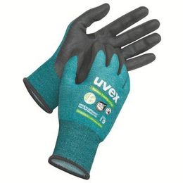 Schutzhandschuh Uvex Bamboo TwinFlex&reg; D XG, 10 Paar, EN 407, Hitzeschutz bis 100&deg;C, Touchscreen-tauglich, Bamboo TwinFlex&reg; Technologie, gr&uuml;n, Gr&ouml;&szlig;e 11